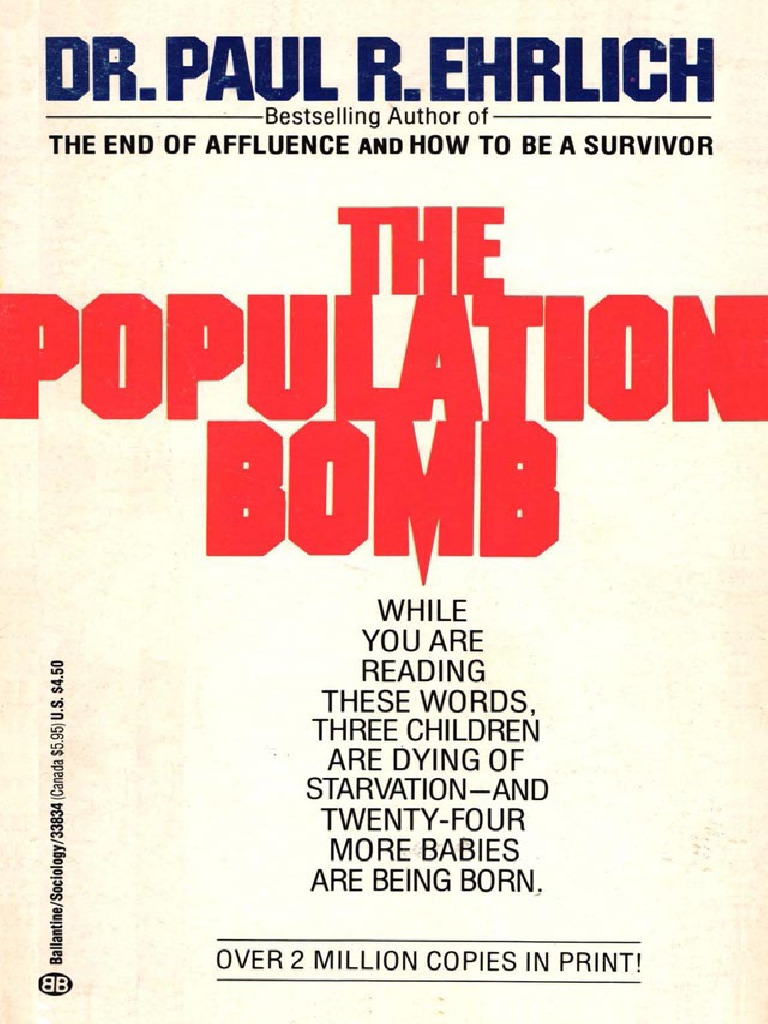 The Population Bomb by Paul R. Ehrlich PDF | PDF | Evolution | Human ...