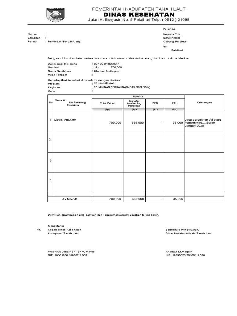 Contoh Pinbuk | PDF