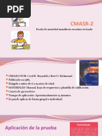 Calificación e Interpretación CMAS-R | PDF | Crecimiento personal y profesional | Relaciones ...