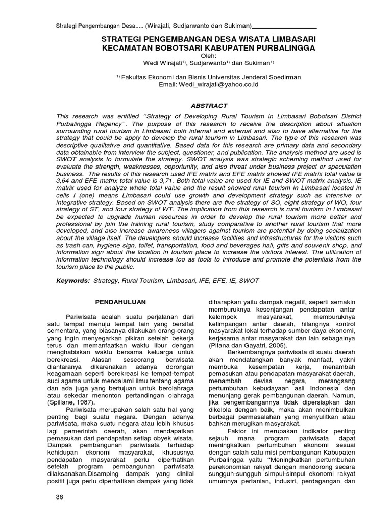 Matriks IE Sel 1 | PDF | Swot Analysis | Information Science