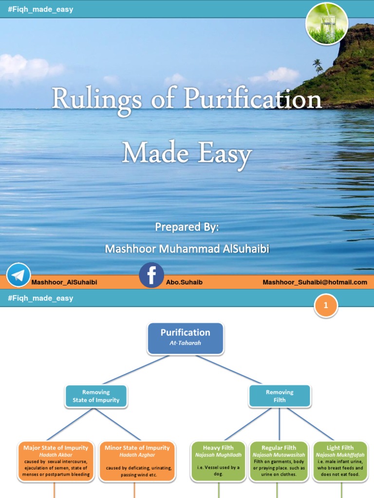 Rulings on Islamic Purification Methods | PDF | Islamic Behaviour And ...