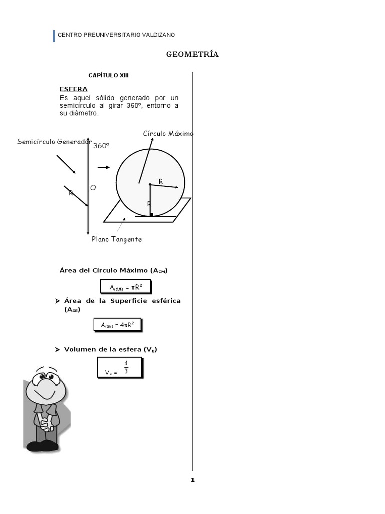 Esferas Tangentes y Propiedades Geométricas | PDF | Esfera | Pi