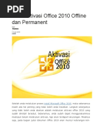 Cara Aktivasi Office 2010 Permanen | PDF