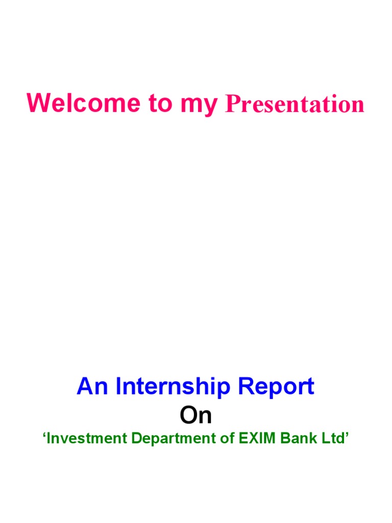 EXIM Bank Investment Overview | PDF | Loans | Banks