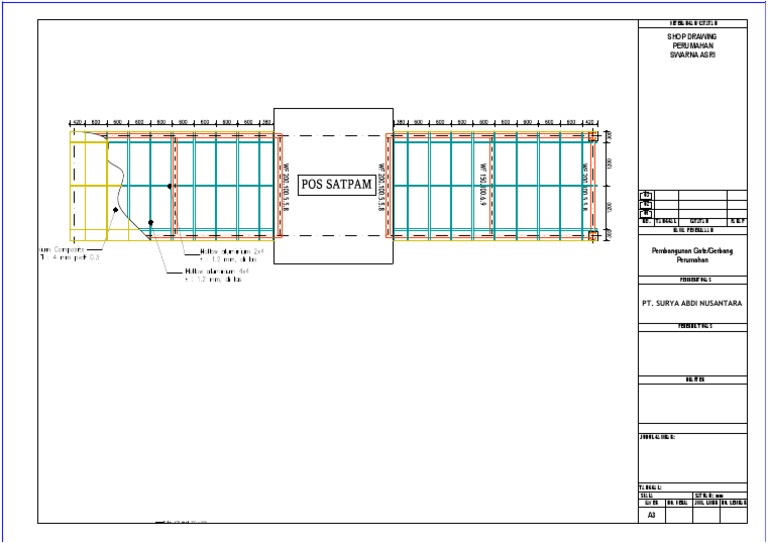 Denah Rangka ACP PDF | PDF