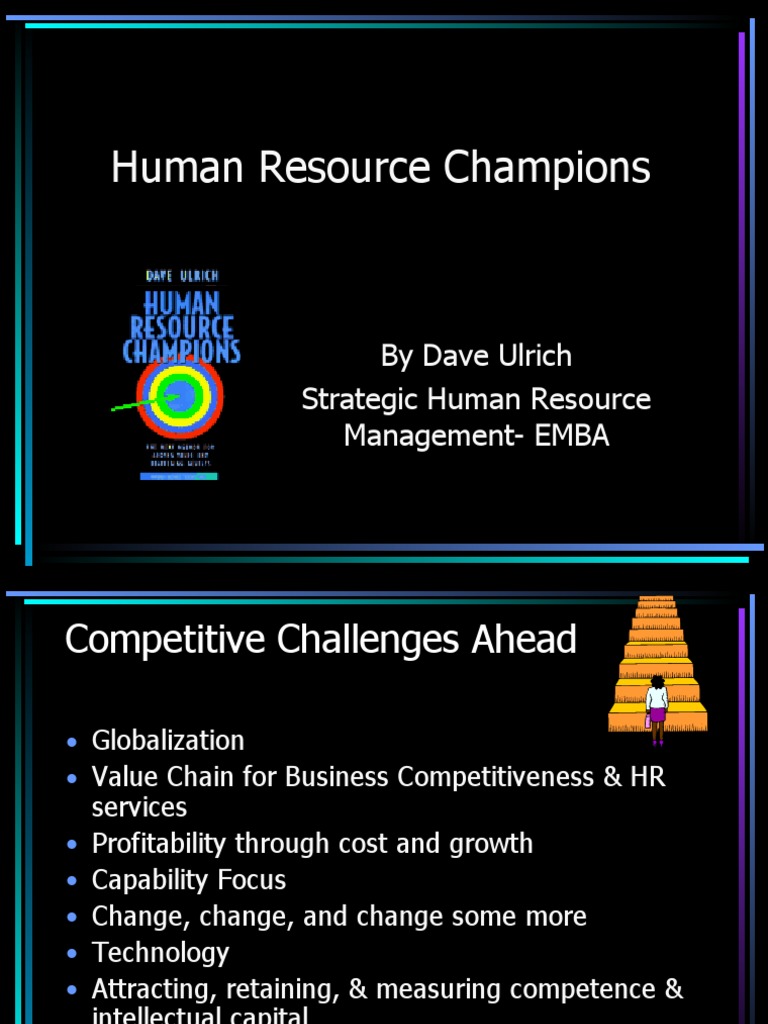 Dave Ulrich-Human Resource Champions | PDF | Human Resource Management ...