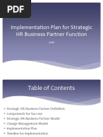AIHR HRBP Model Implementation Roadmap | PDF | Strategic Management ...