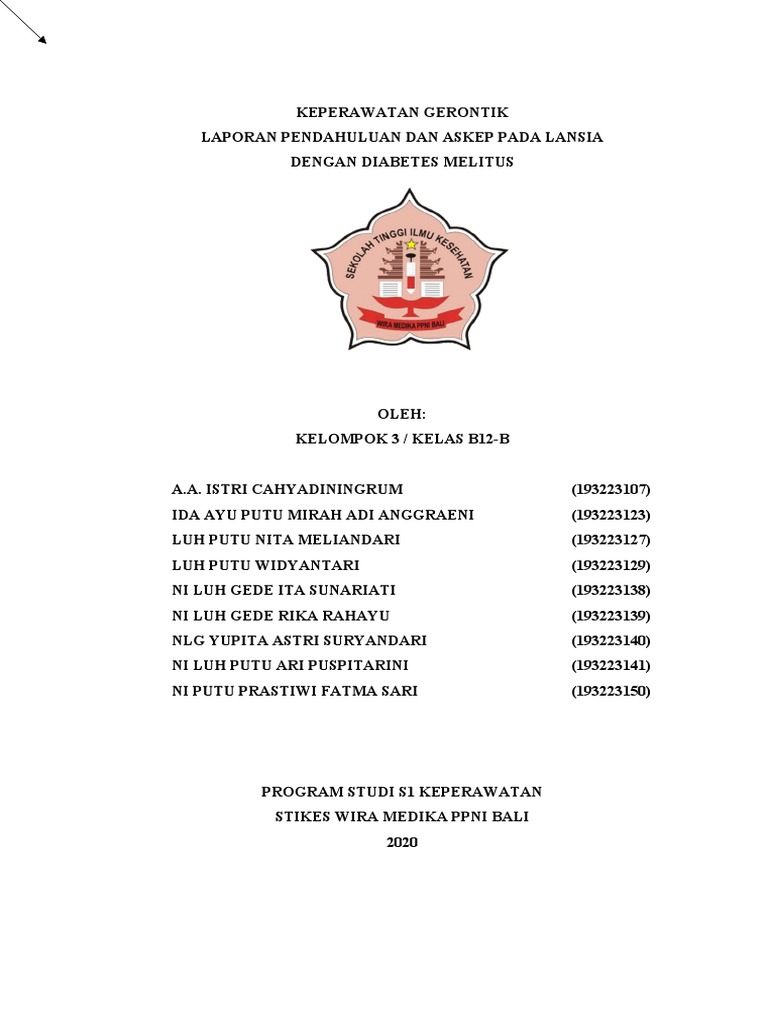 Gerontik (LP Askep DM) | PDF