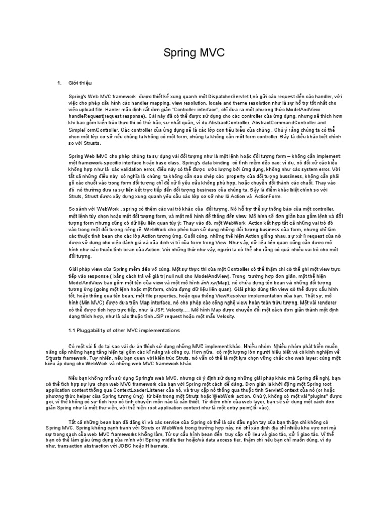 Full Spring MVC | PDF