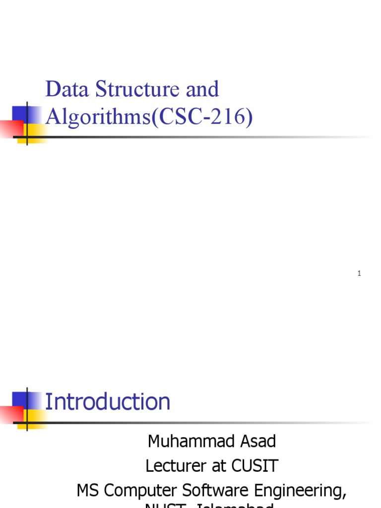 Data Structure And Algorithms Csc 216 Pdf Array Data Structure Queue Abstract Data Type