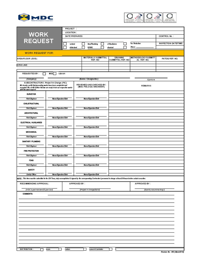 RFA Form | PDF | Engineer | Economic Sectors