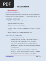 Indian Patent Application Form Word | PDF | Patent Application ...