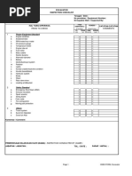 Form Air Compressor Pre Start Inspection Check List | PDF