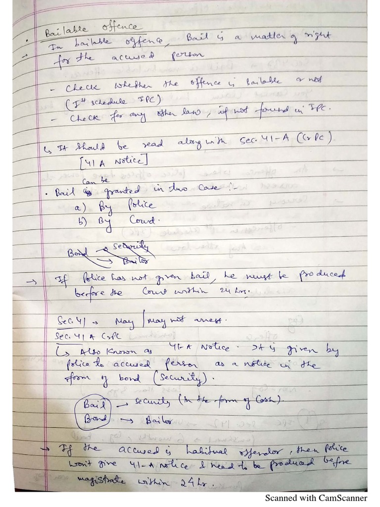 CRPC Notes (Till 1st March 2020) | PDF