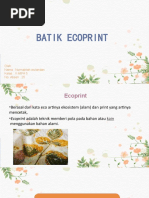 Batik Ecoprint | PDF