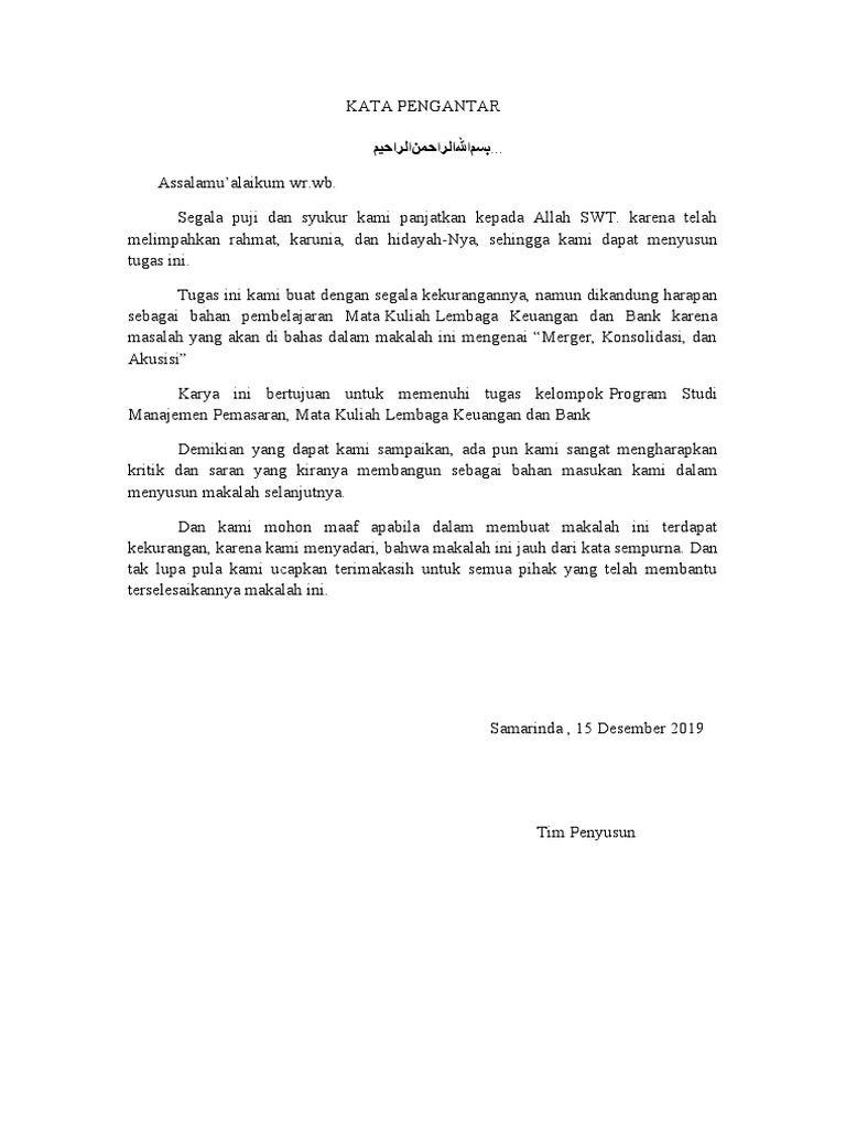 Contoh Kasus Merger dan Akuisisi Indonesia | PDF