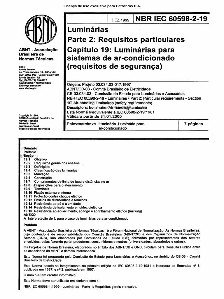 NBR Iec 60598-2-19 | PDF
