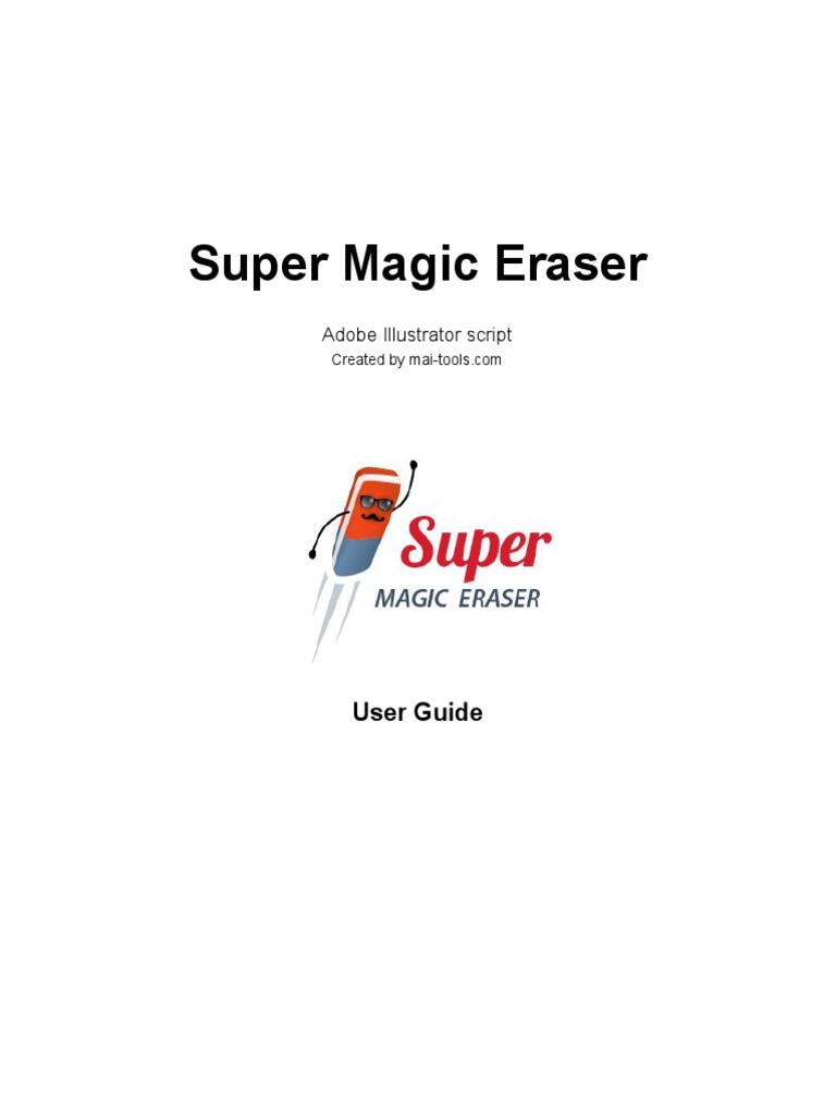Super Eraser User Guide | PDF | Adobe Illustrator | Computer Architecture