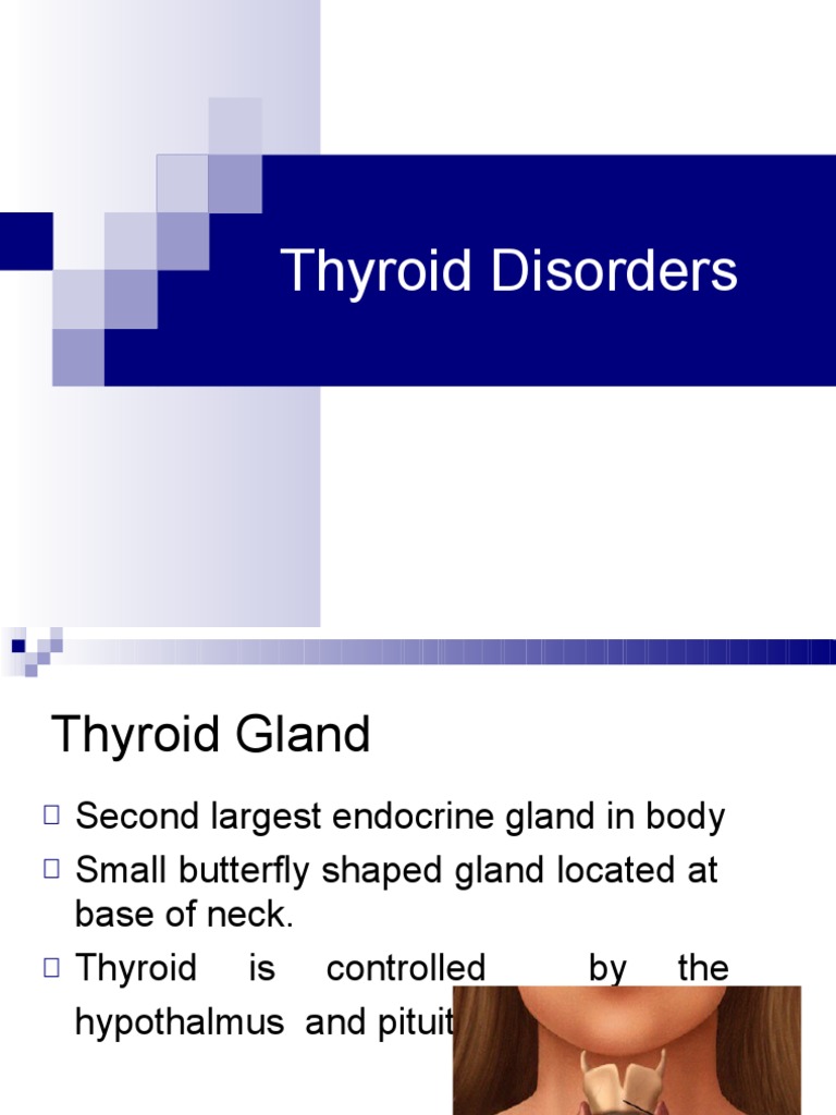 THYROID Disorders For PB BSC | PDF | Hyperthyroidism | Hypothyroidism