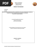 Script For Oral Defense in Research Prop | PDF | Cognition | Science