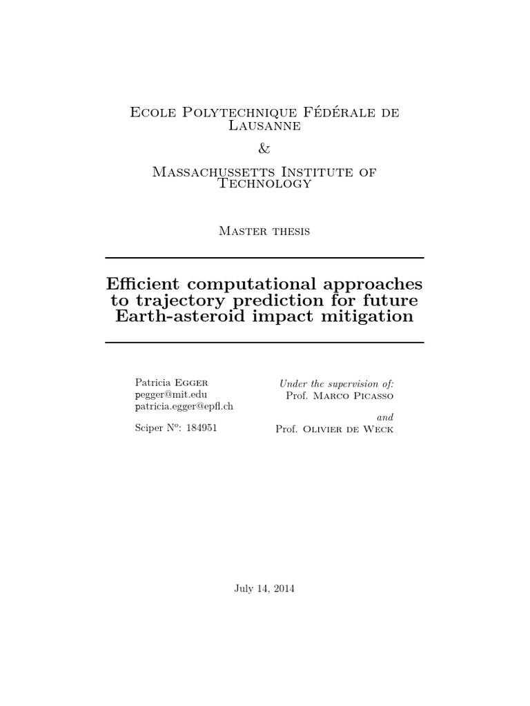 Thesis Patricia Egger | PDF | General Relativity | Hamiltonian Mechanics