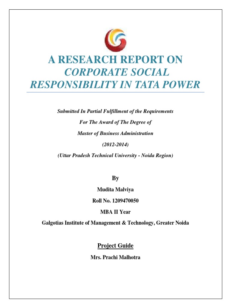 CSR - TATA Power | PDF | Turnover (Employment) | Employee Retention