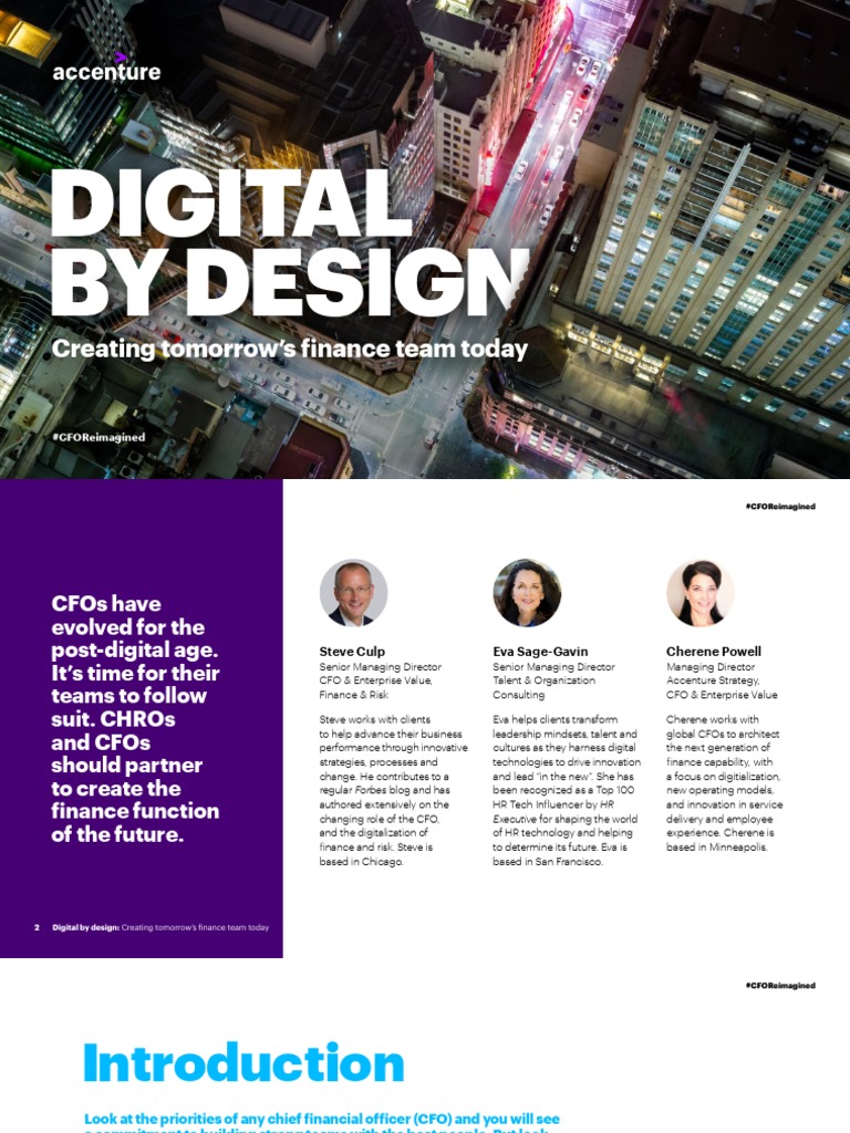 Accenture CFO Digital by Design POV PDF | PDF | Chief Financial Officer ...