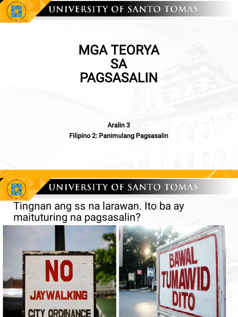 FIL Mga Teorya Sa Pagsasalin | PDF