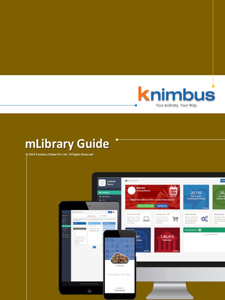 Knimbus Mobile Guide (2019) | PDF | Digital Library | Libraries