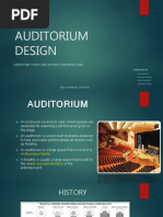 Auditorium Seating Layout | PDF