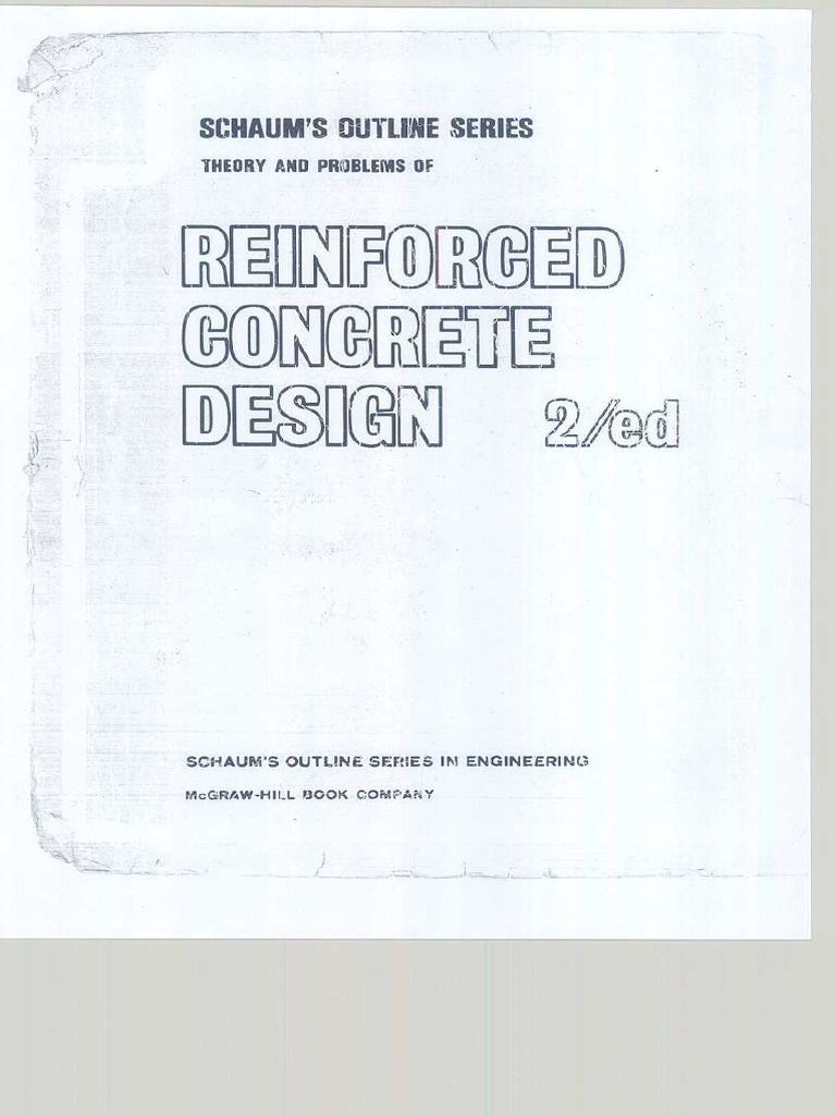 RC Design 2nd Edition Schaum's Outline Series | PDF
