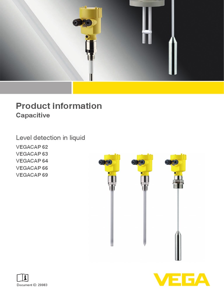 EN VEGACAP Series 62 64 66 69 Level Detection in Liquids | PDF | Capacitor | Relay
