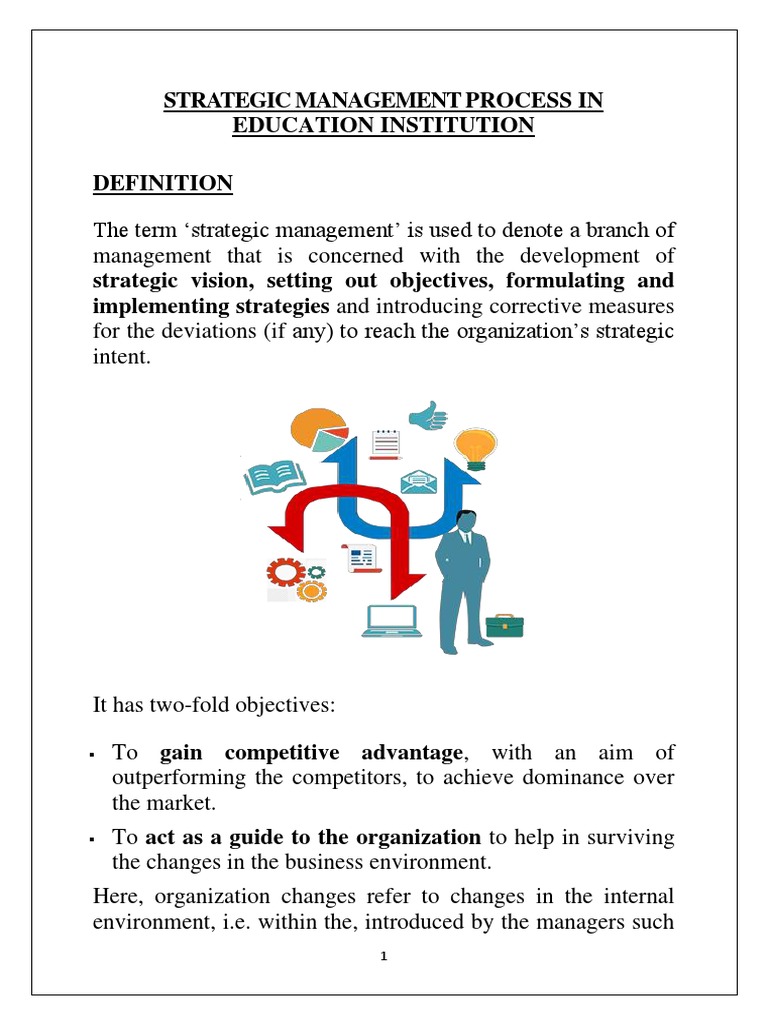 Strategic Management Process | PDF | Strategic Management | Institution