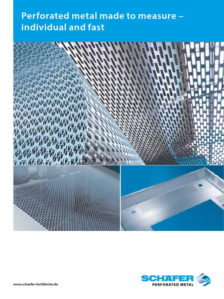 Catalogue Perforated Metal 201501en | PDF | Sheet Metal | Wall