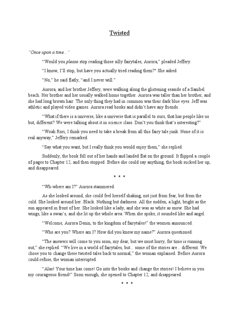 Adventures in a Truly Twisted Tale | PDF