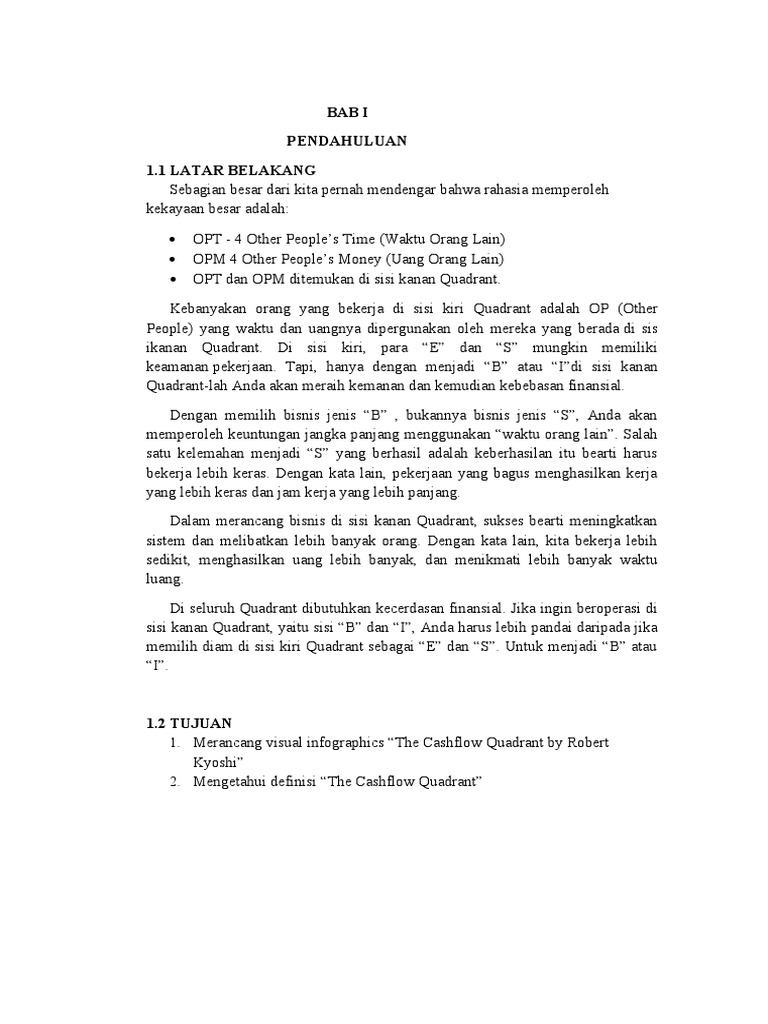 Cashflow Quadrant | PDF