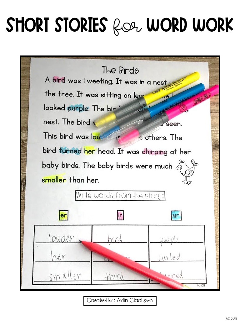 Short Stories For Word Work PDF | PDF | Linguistics