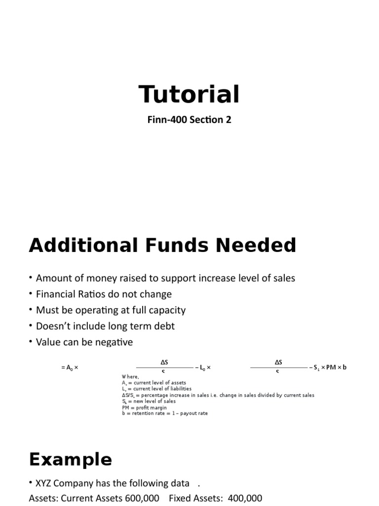 Finn-400 Additional Funds Calculation | PDF