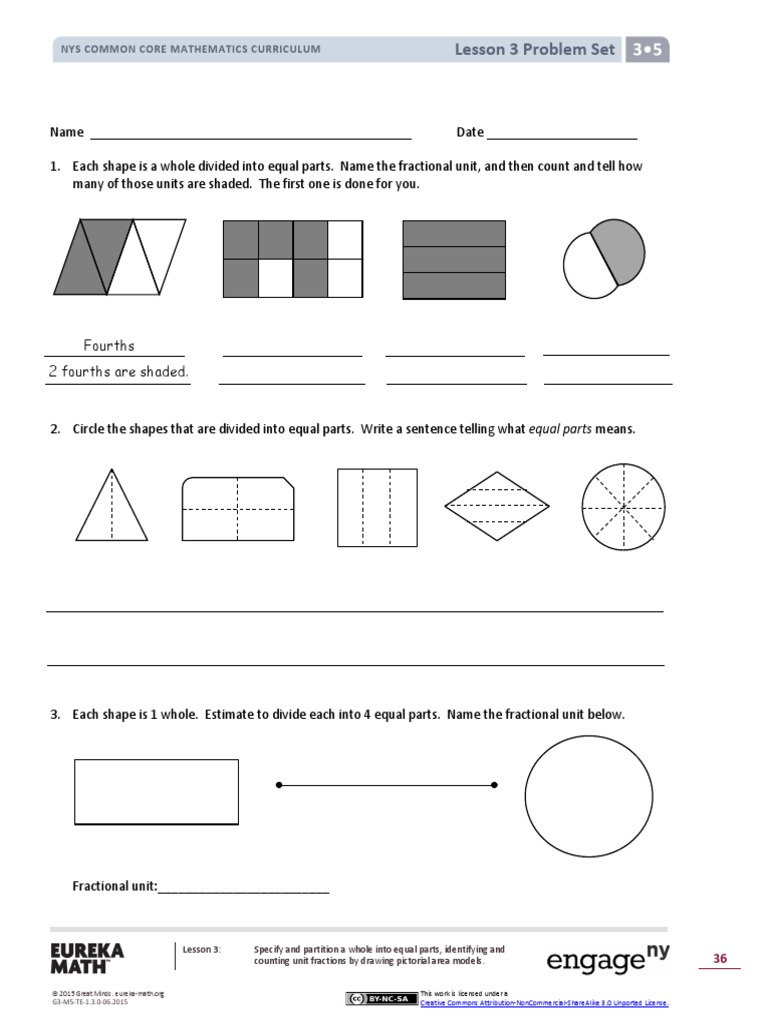 Mod 5 Lesson 3 Problem Set | PDF | Common Core State Standards ...