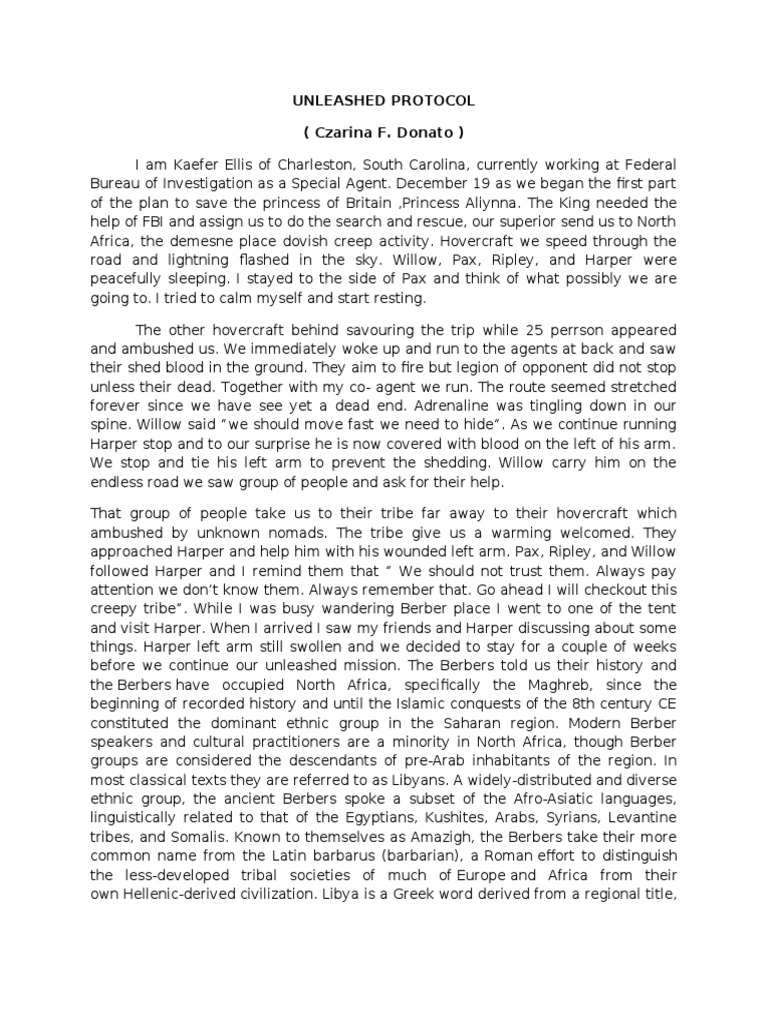 Unleashed Protocol | PDF | Berbers | North Africa