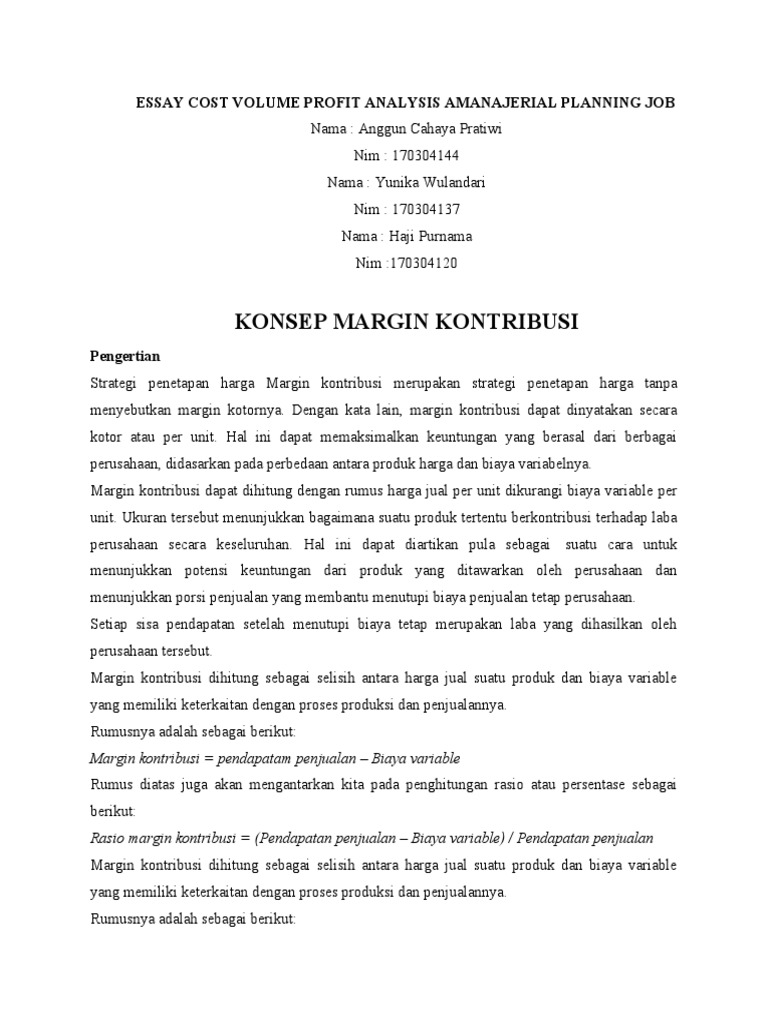 Essay Kelompok Anggun, Yuni, Aji | PDF