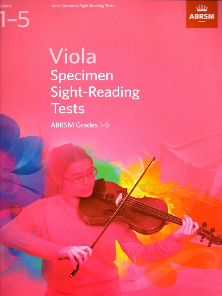 ABRSM - Specimen Sight-Reading Tests - Viola - Grades 1 A 5 (2012) PDF ...