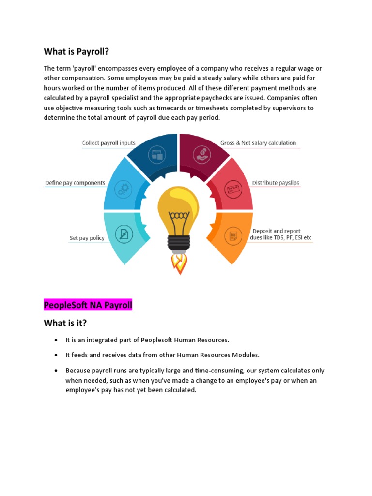 PeopleSoft - Payroll Doc - Satish | PDF | Payroll | Employee Relations