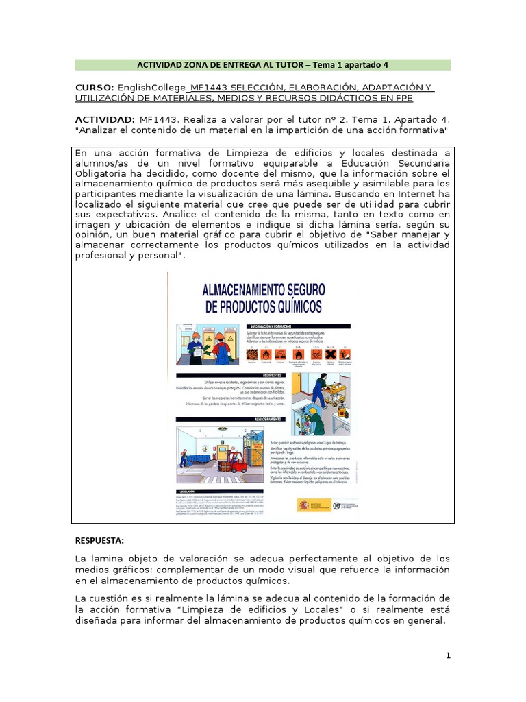 MF1443 Valorar Tutor Tema 1 Apartado 4 | PDF