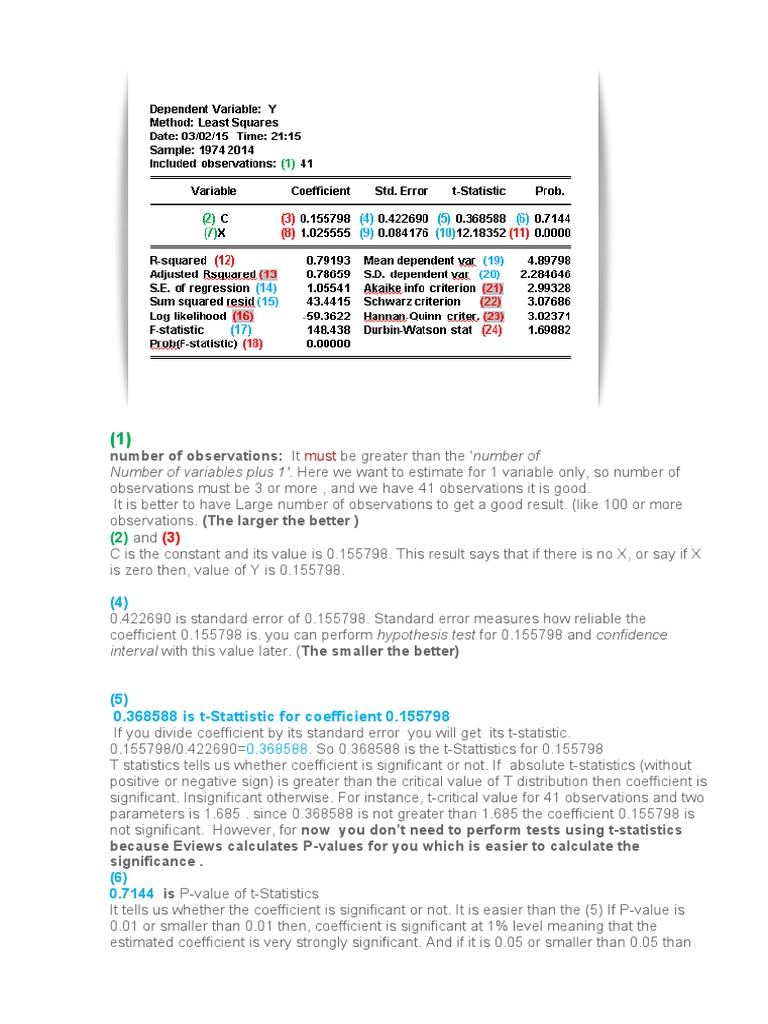 Number of Observations: It: Number of Variables Plus 1'. Here We Want ...