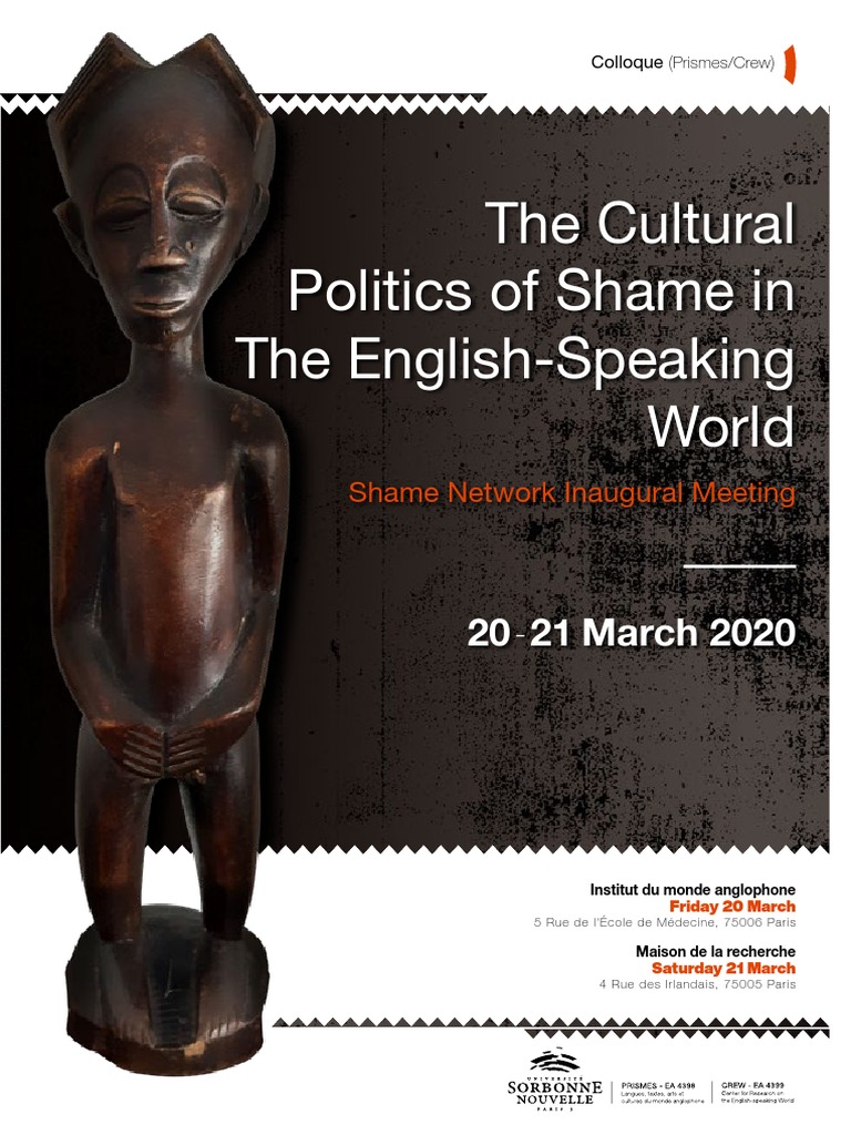 The Cultural Politics of Shame in The English-Speaking World | PDF