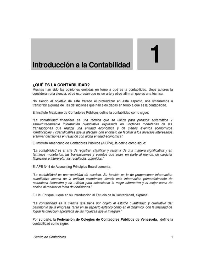 TEMA1-Introducción A La Contabilidad | PDF | Contabilidad | normas ...