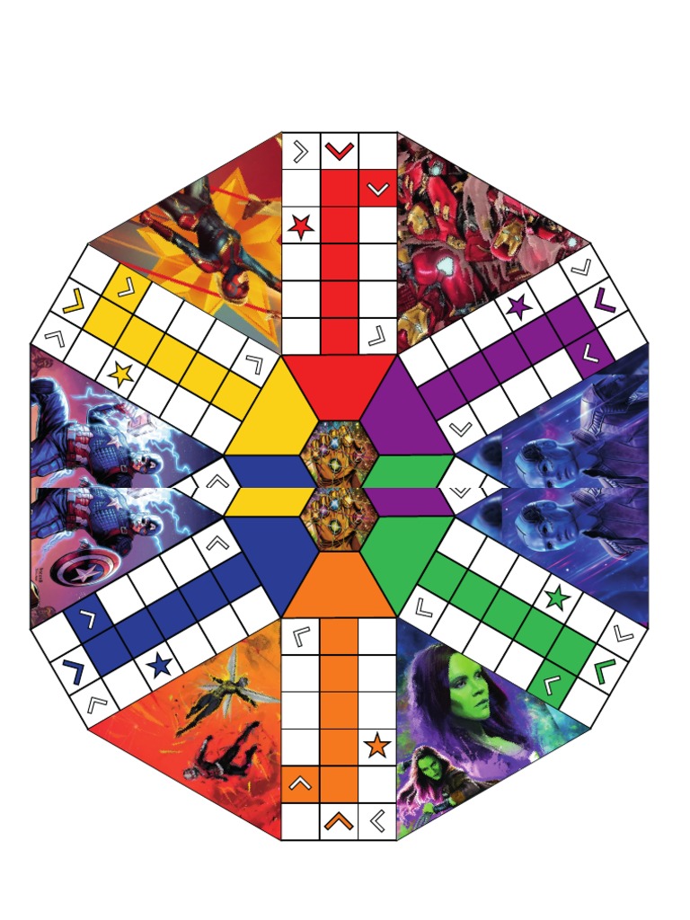 Ludo para 06 (2 Hojas A4) PDF | PDF