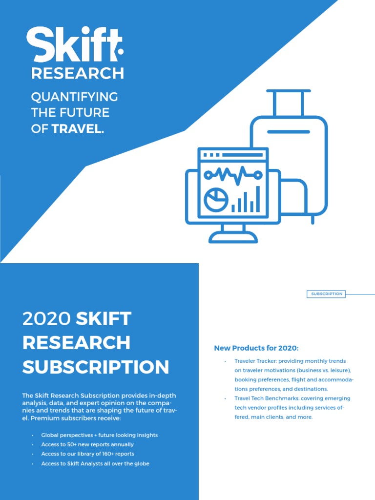 Skift Research | PDF | Travel Agency | Subscription Business Model