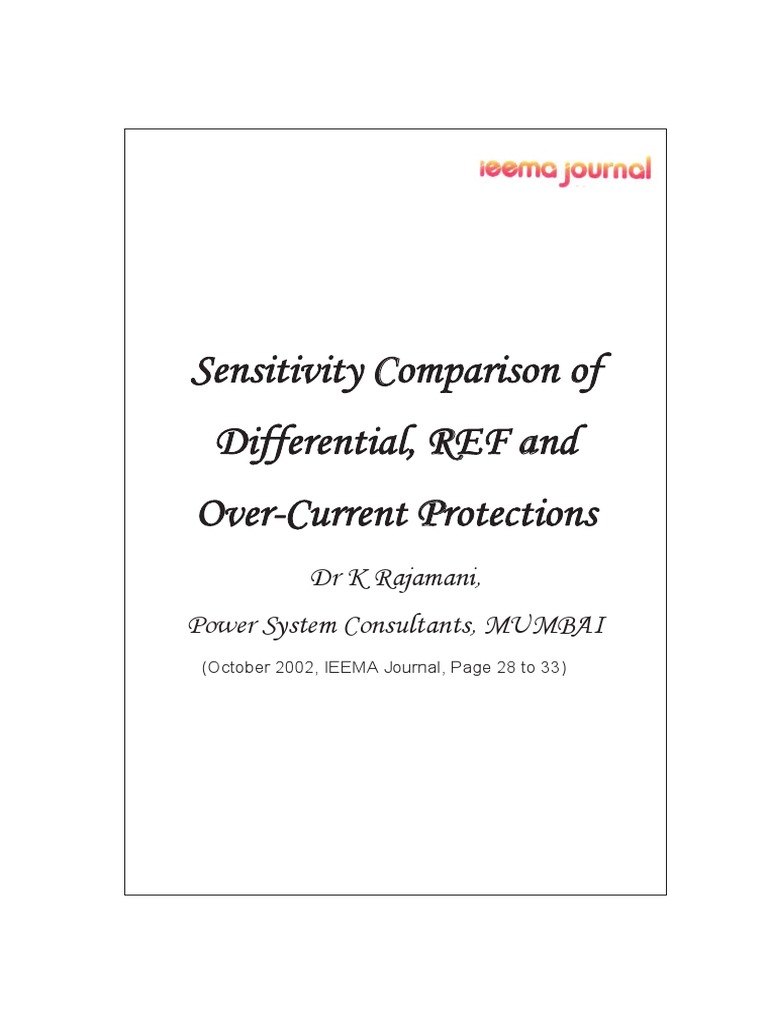 Transformer Protection Sensitivity Analysis | PDF | Transformer | Power ...